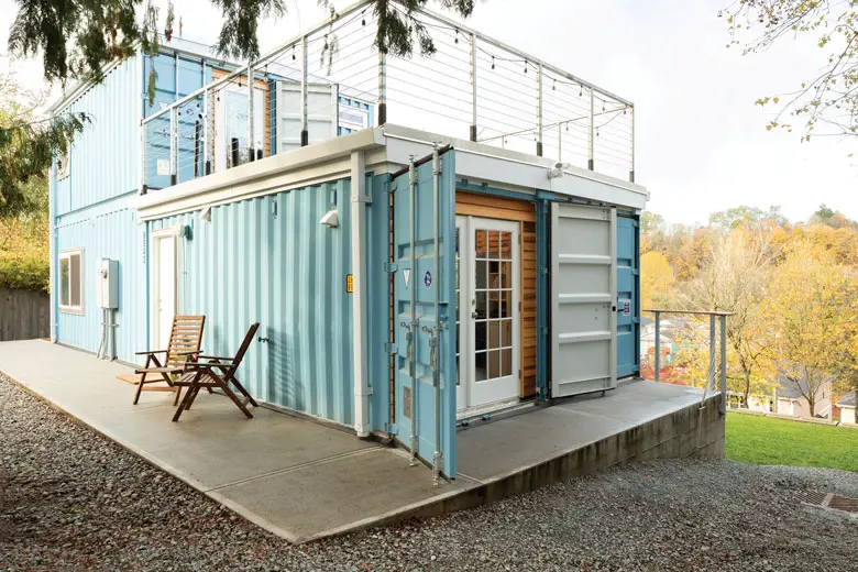 Delridge Resident Makes House in a Shipping Container - USA