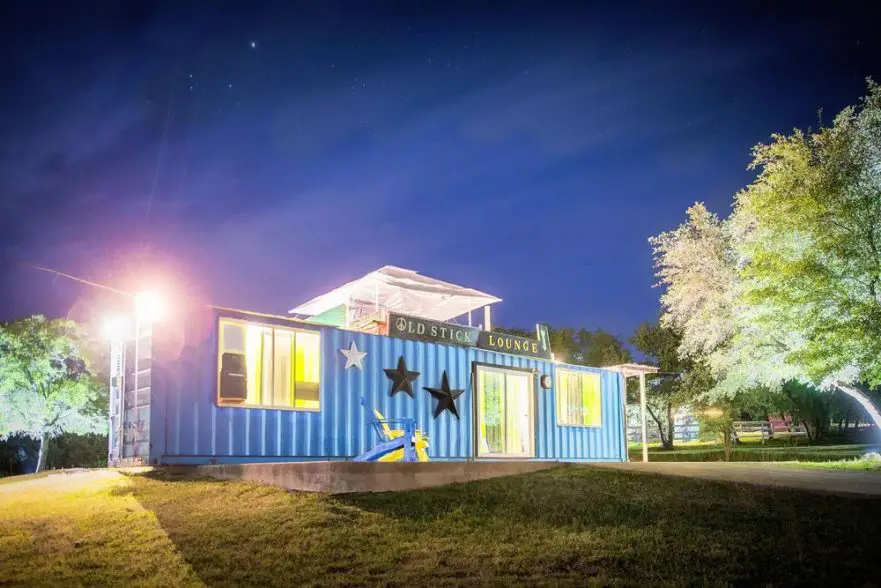 Old Stick Lounge Shipping Container House - USA