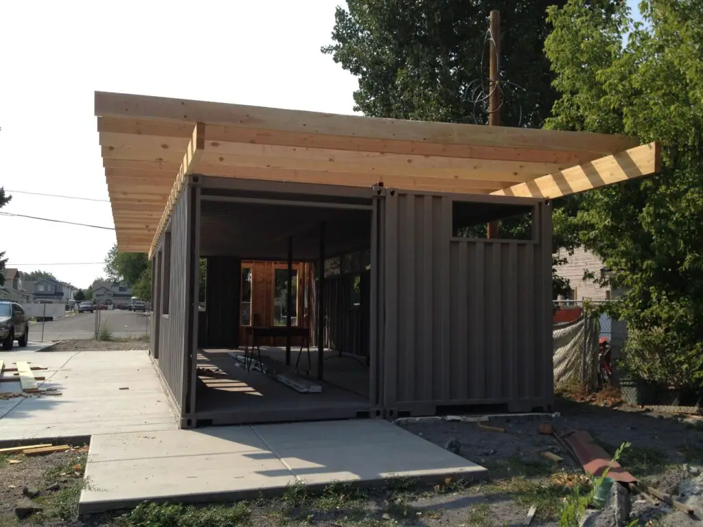 Sarah House, an Affordable Green Container Home - USA