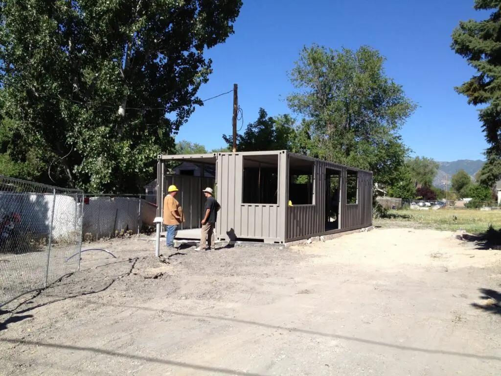 Sarah House, an Affordable Green Container Home - USA