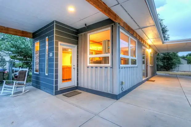 Sarah House, an Affordable Green Container Home - USA