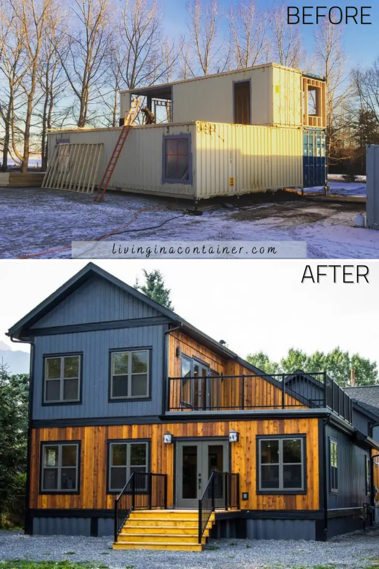 Luxury Shipping Container House in Canada- Living in a Container