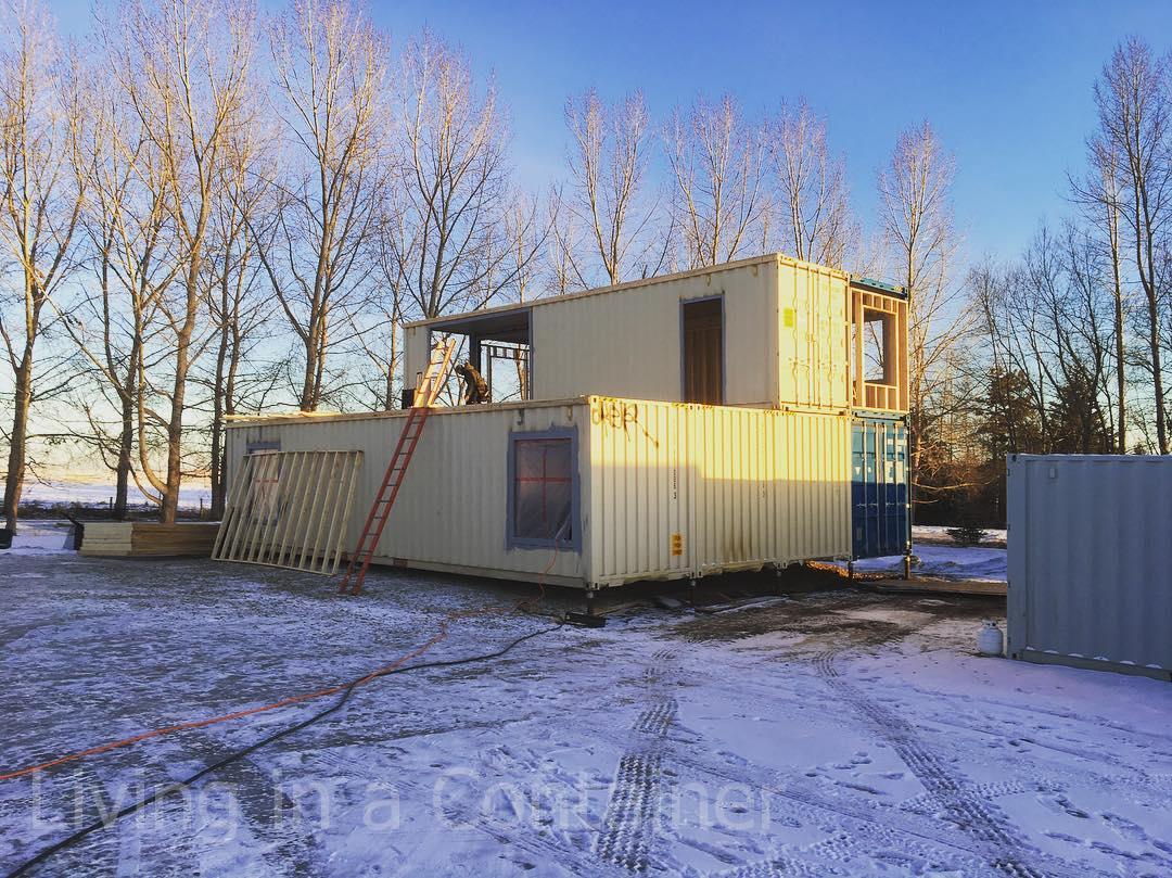 Luxury Shipping Container House in Canada| Living in a Container