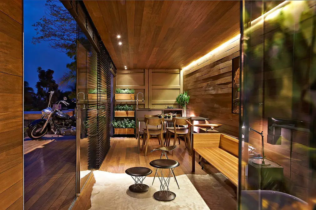 Pocket House Tiny Shipping Container Home - Brazil