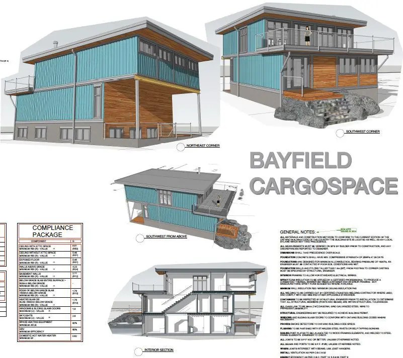 Shipping Container Homes in Ontarino Canada - Living in a Container