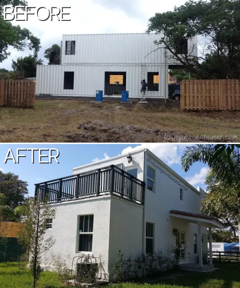 Classic House Looking Container House, Florida - USA