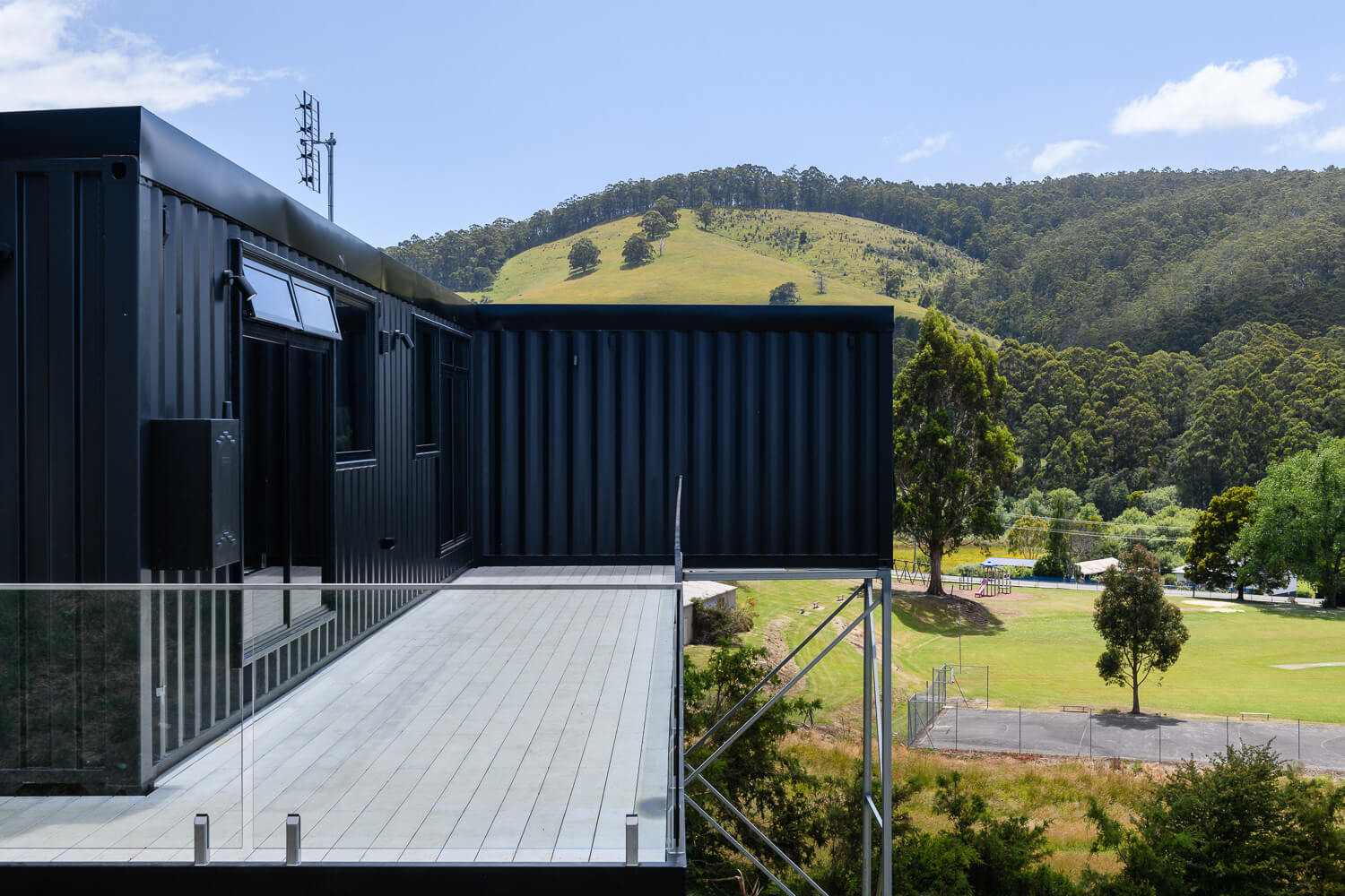Elevated Container House with Ocean Views - Tasmania, Australia