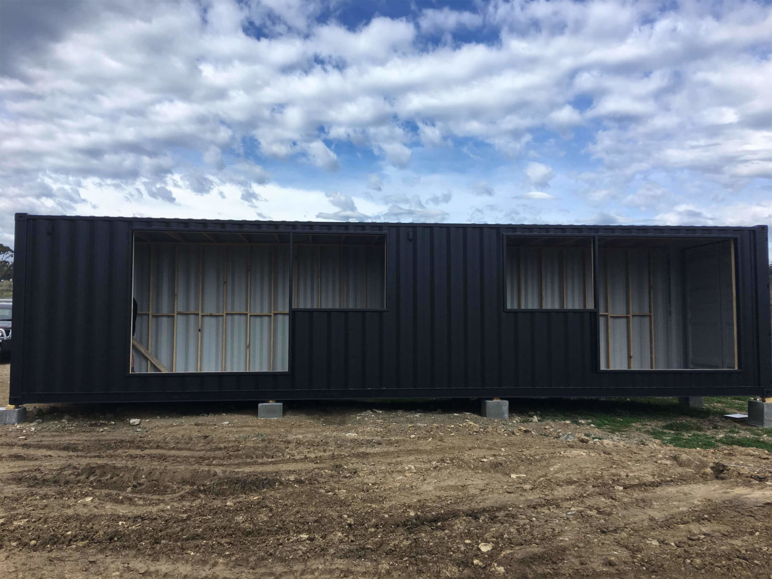 Elevated Container House with Ocean Views - Tasmania, Australia