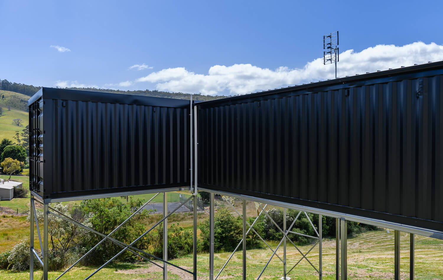 Elevated Container House with Ocean Views - Tasmania, Australia