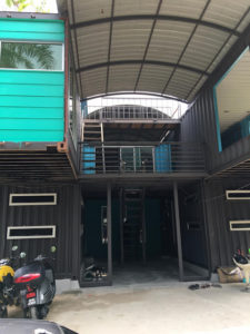 A Small Home Built Using Cargo Container at Malaysia