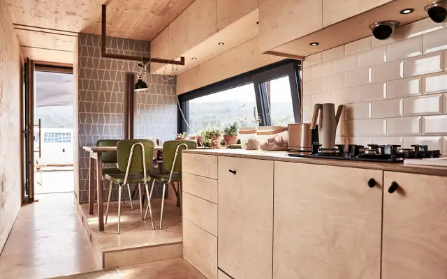 A Sustainable Live in 40 Shipping Containers - Living in a Container