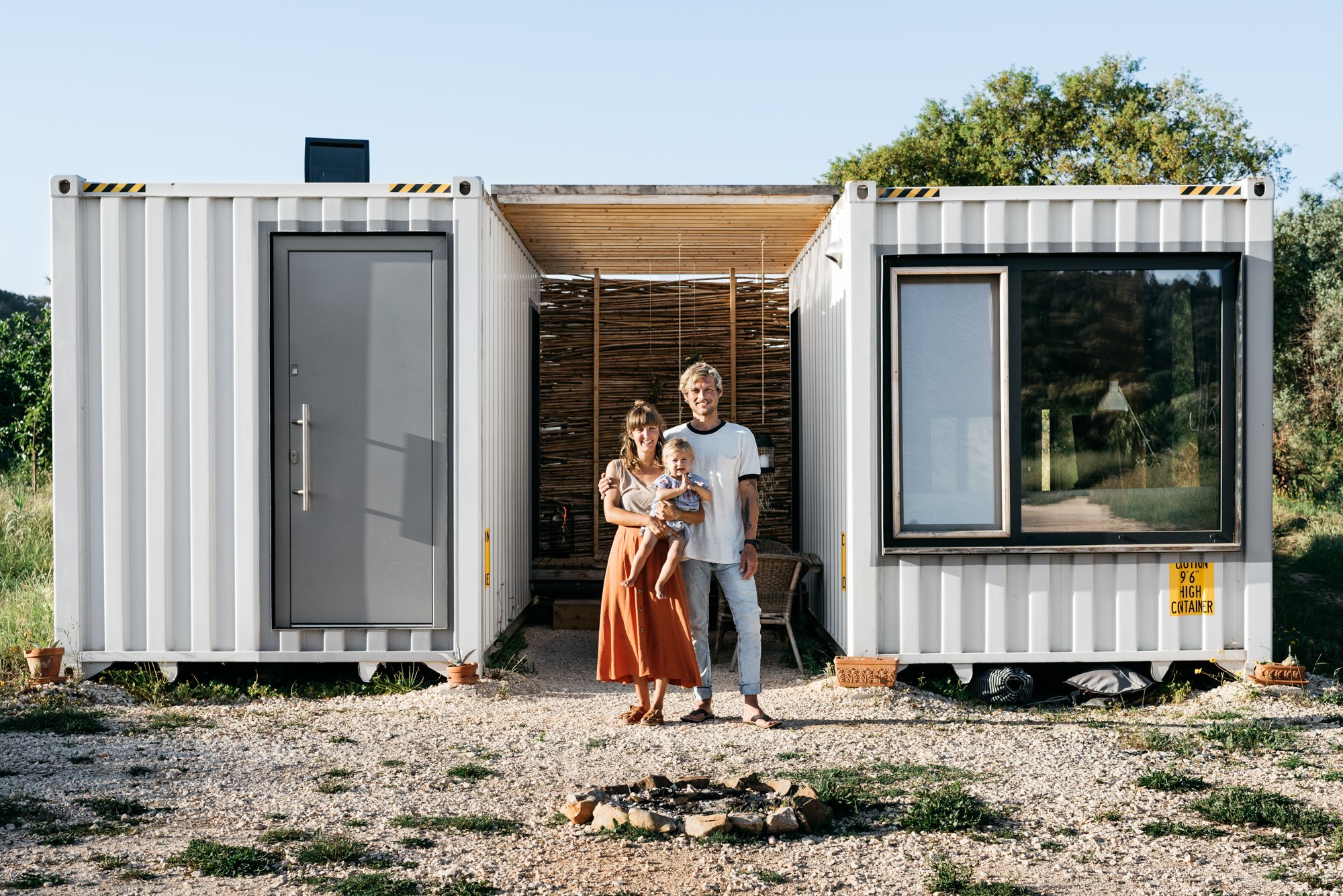 A Sustainable Live in 40 Shipping Containers - Living in a Container