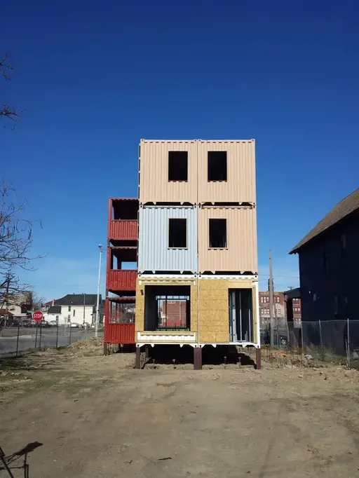 Detroit Container House Made with 9 Shipping Containers – USA