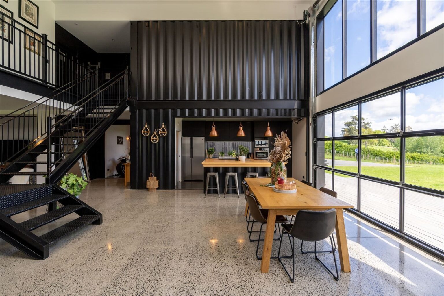 Container House Made Out of Twelve Shipping Containers- Living in a ...