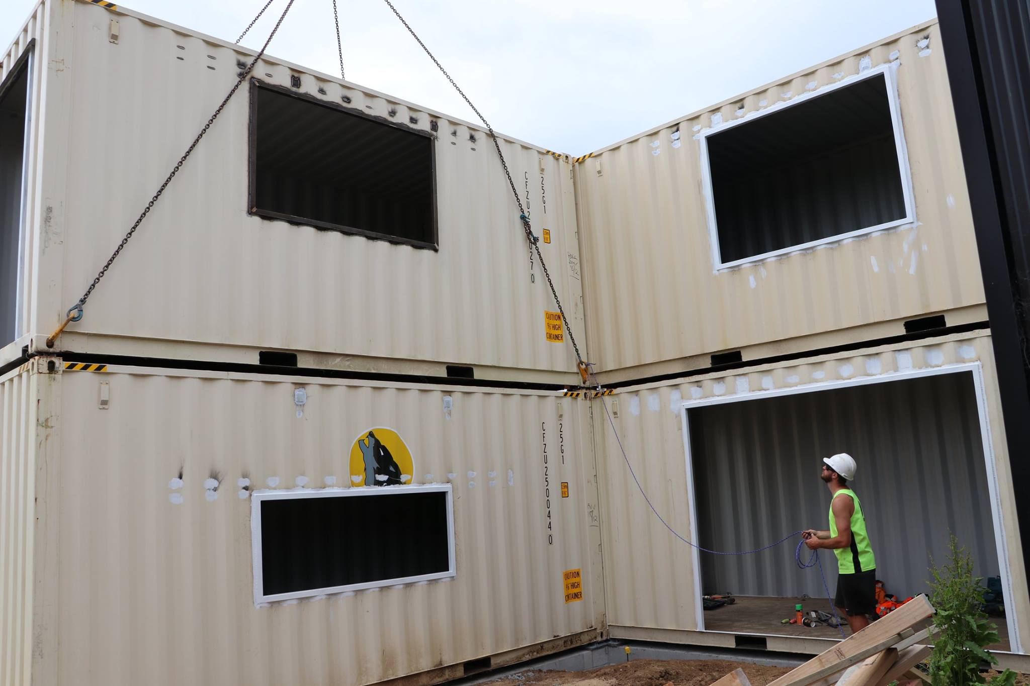 Container House Made Out of Twelve Shipping Containers- Living in a ...