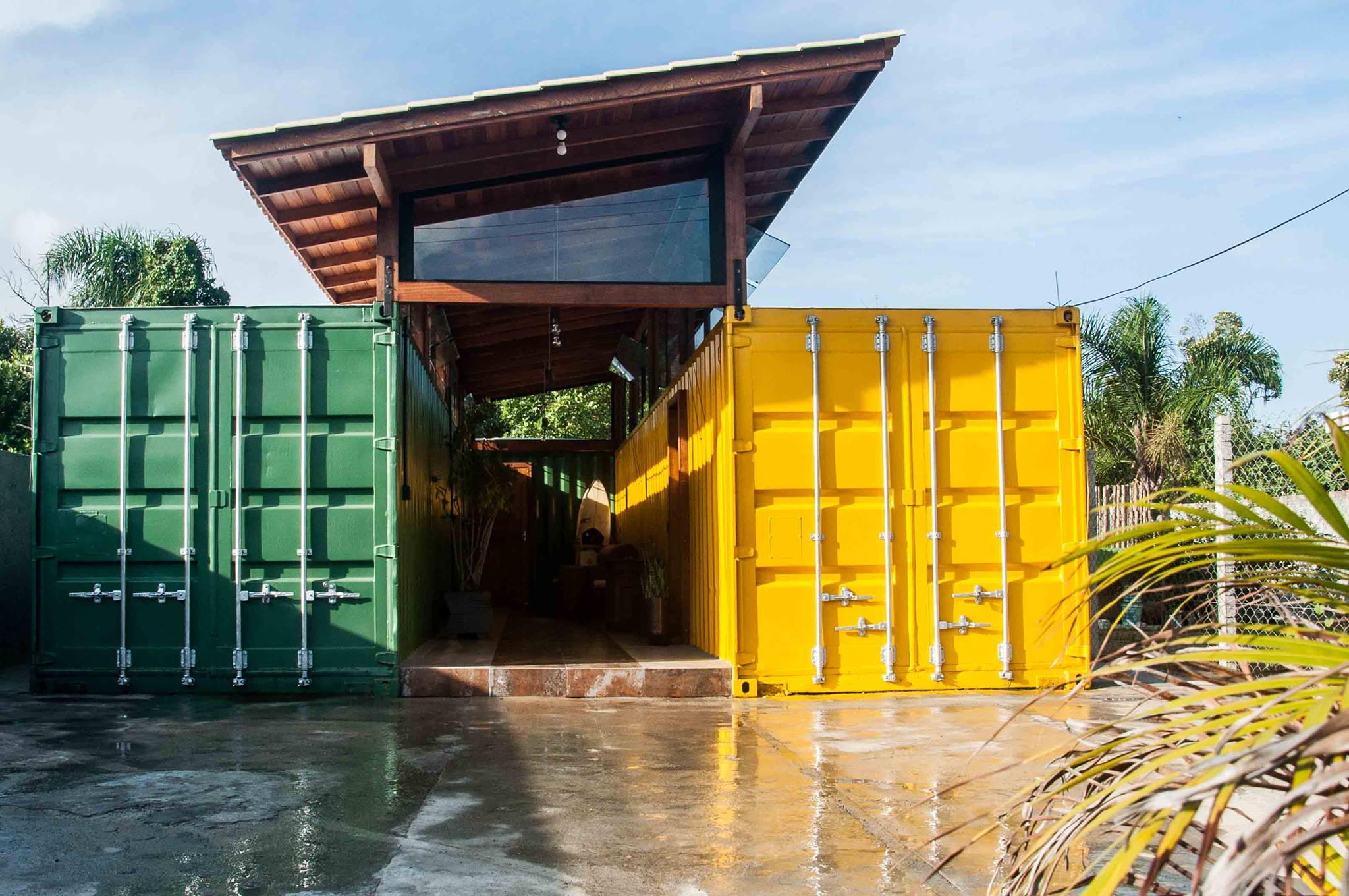 Colorful Container House in the Paradise of Florianopolis - Brazil