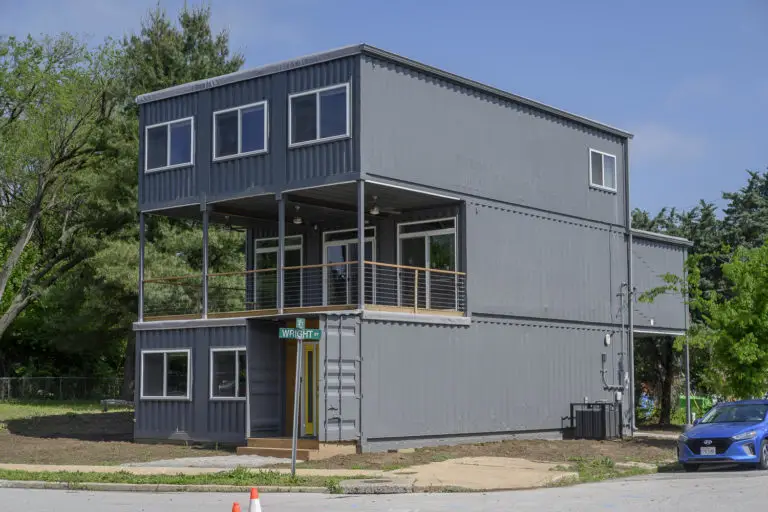 Wonderful Container House Made with 9 Shipping Containers of Travis and ...