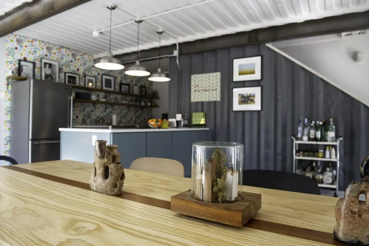 Wonderful Container House Made with 9 Shipping Containers of Travis and ...