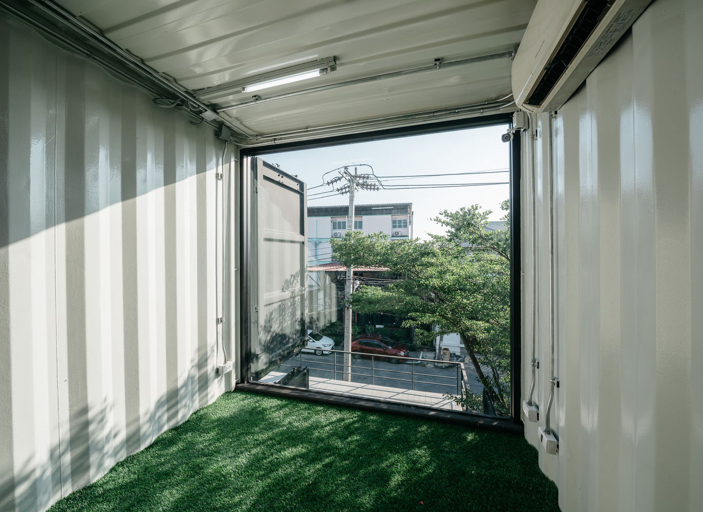 An Impressive Workplace Made of 8 Shipping Containers in Thailand