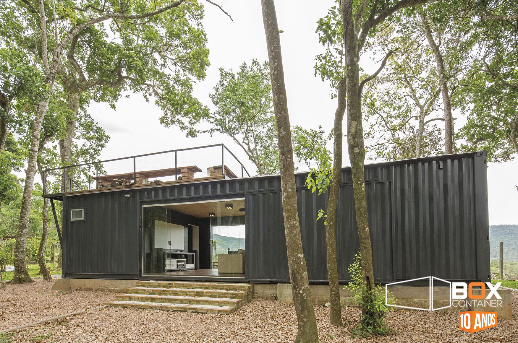 Container House with Rock Studio from Brazil