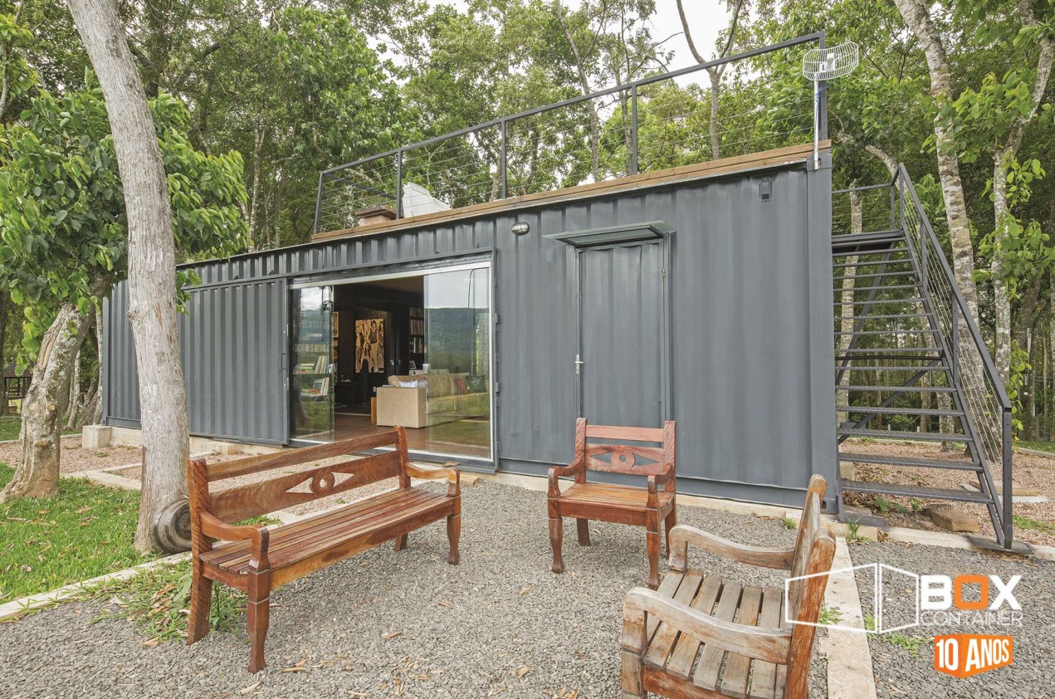 Container House with Rock Studio from Brazil