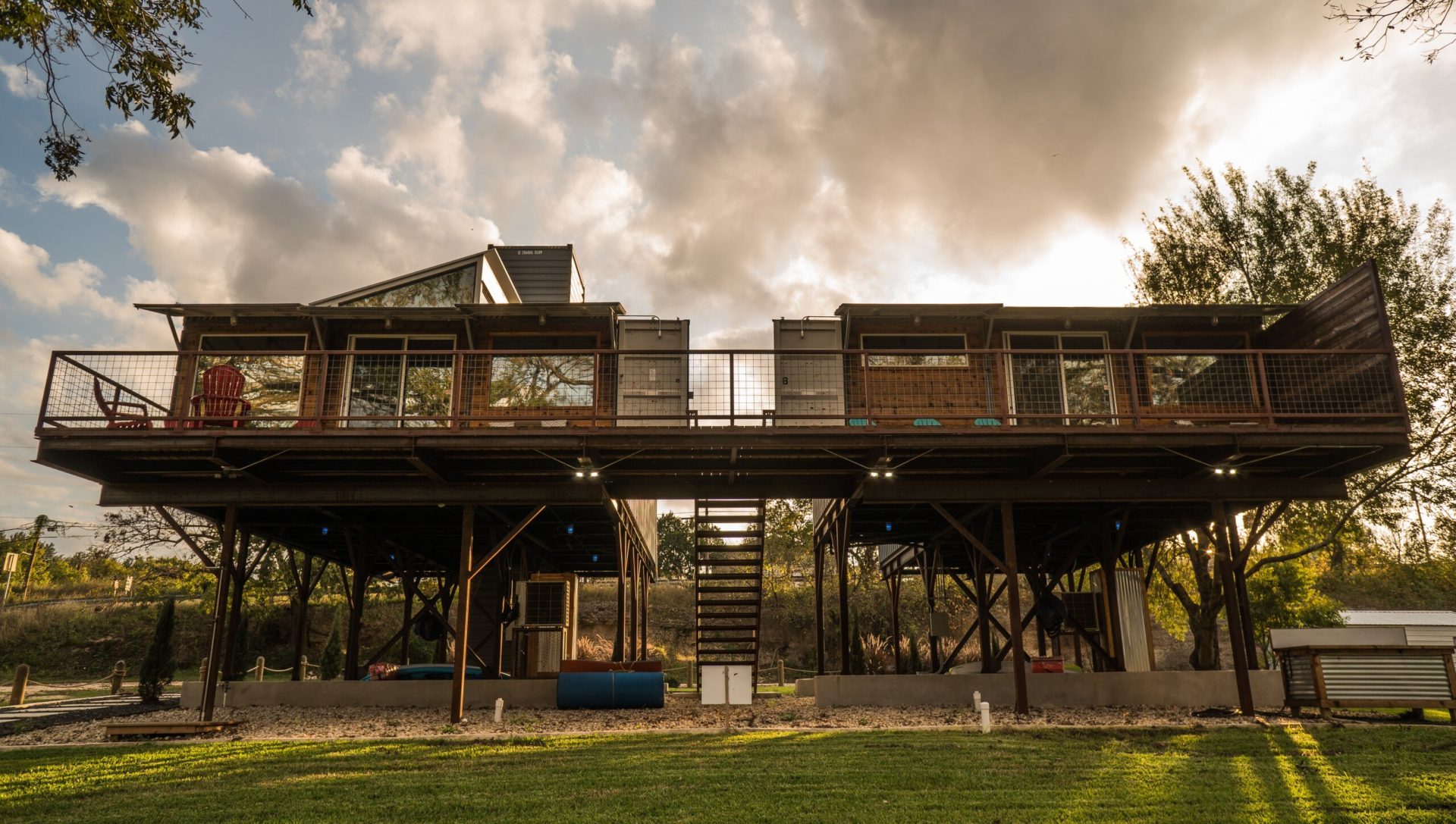 Waterfront Container Home - The Dam Camp from Texas
