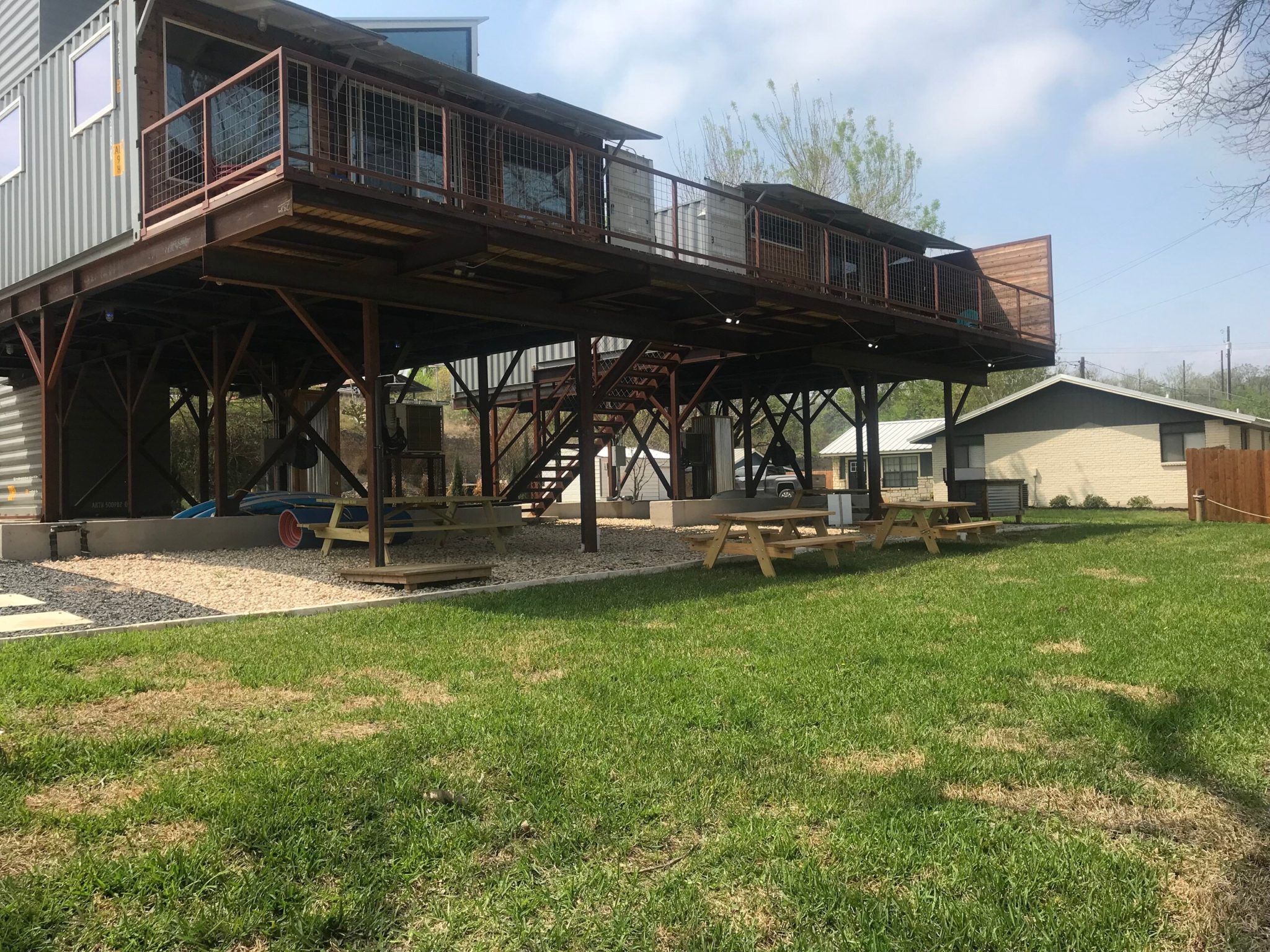 Waterfront Container Home - The Dam Camp from Texas