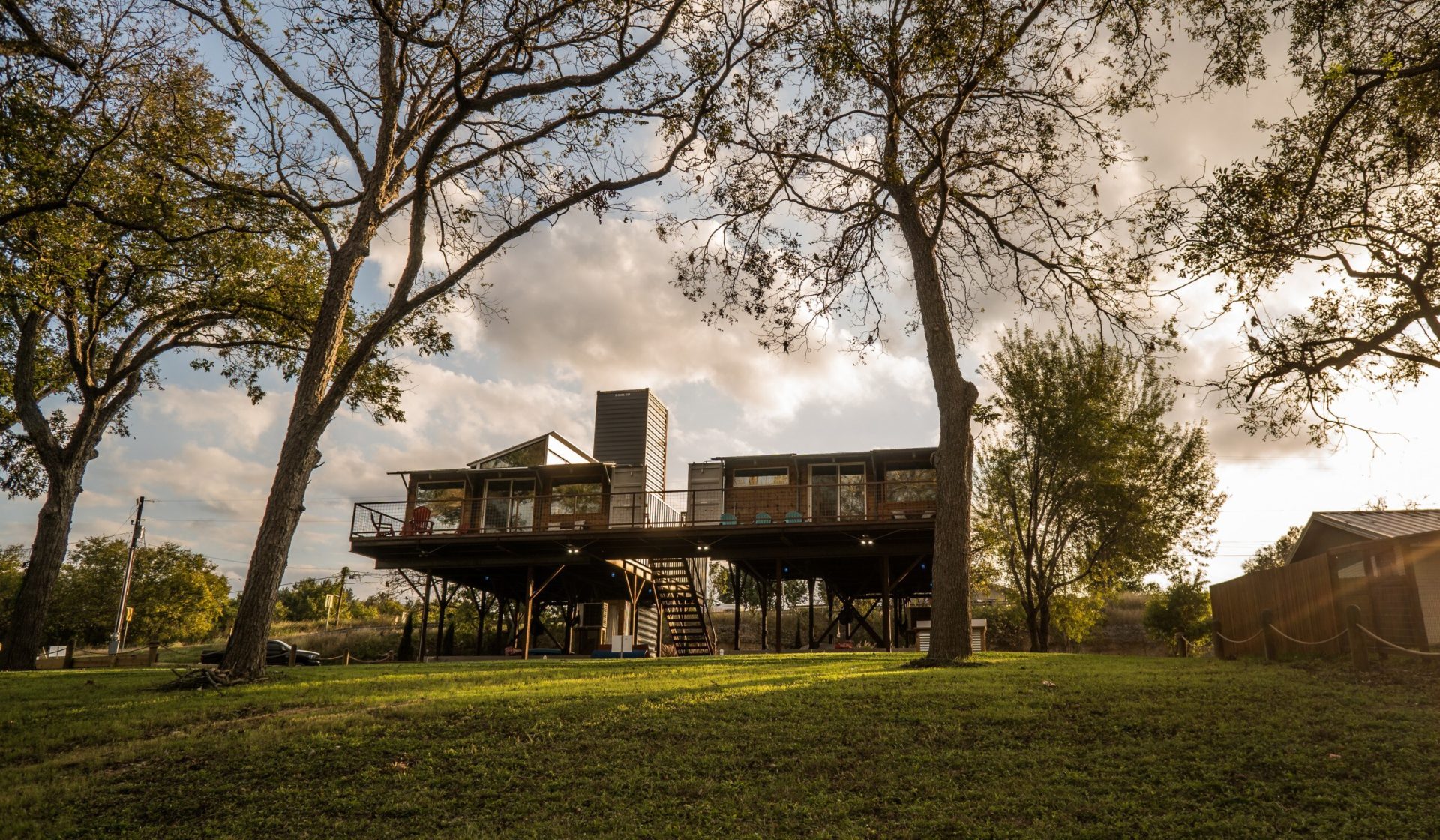 Waterfront Container Home - The Dam Camp from Texas