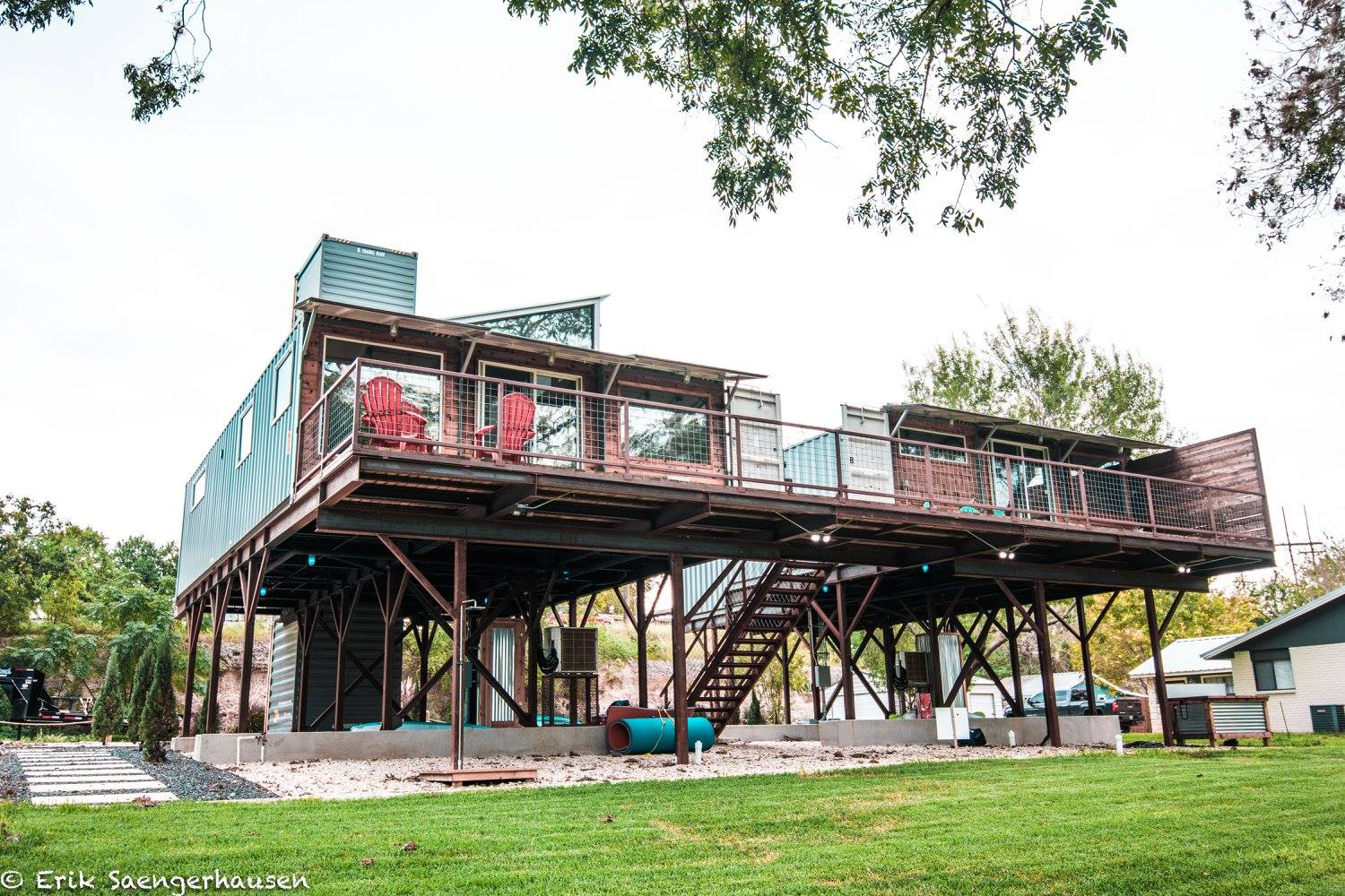 Waterfront Container Home - The Dam Camp from Texas