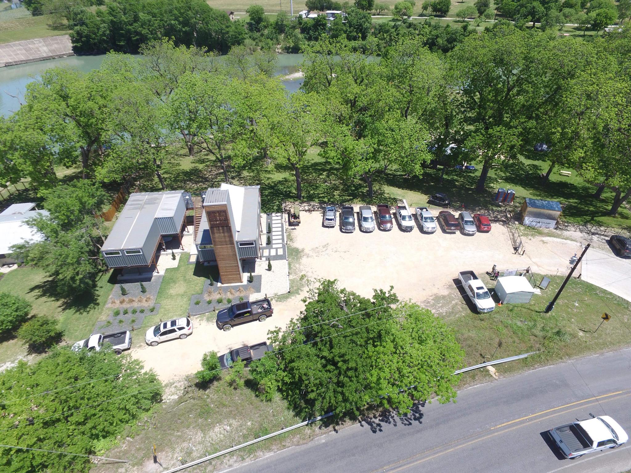 Waterfront Container Home - The Dam Camp from Texas