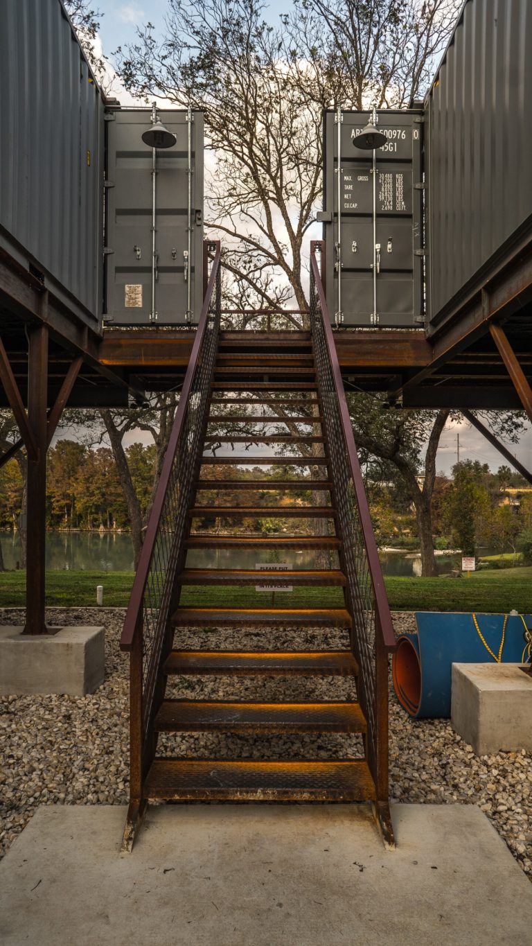 Waterfront Container Home - The Dam Camp from Texas