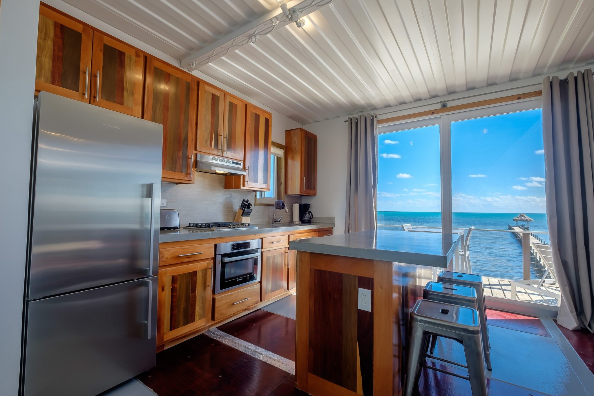 A Unique Container House with Amazing Caribbean Sea Views from Belize