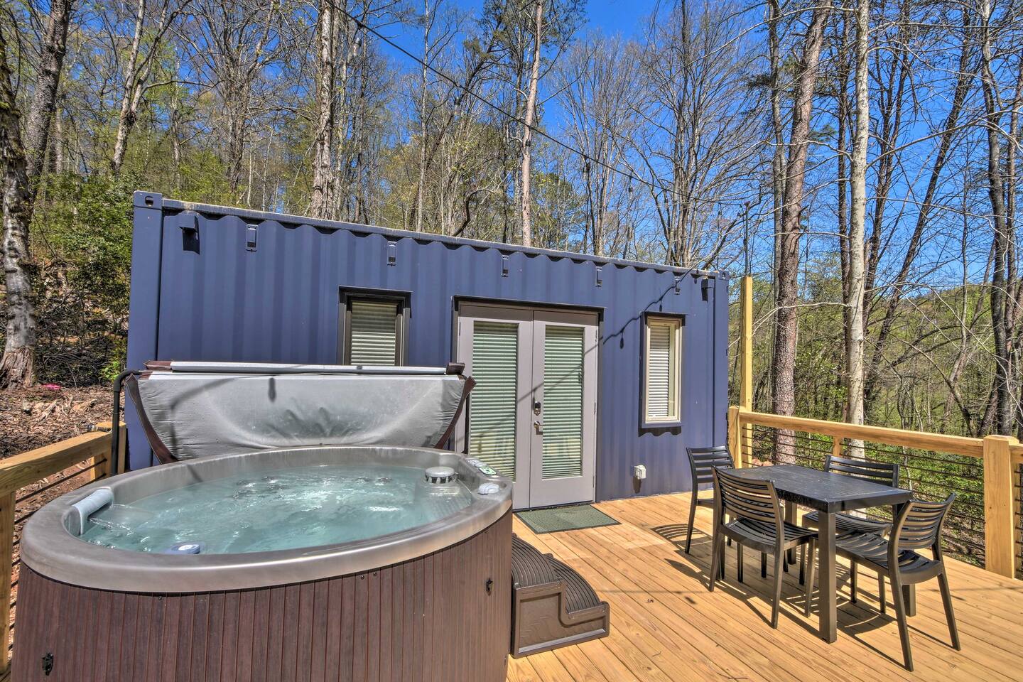 Amazing Cozy Container Home from Blue Ridge