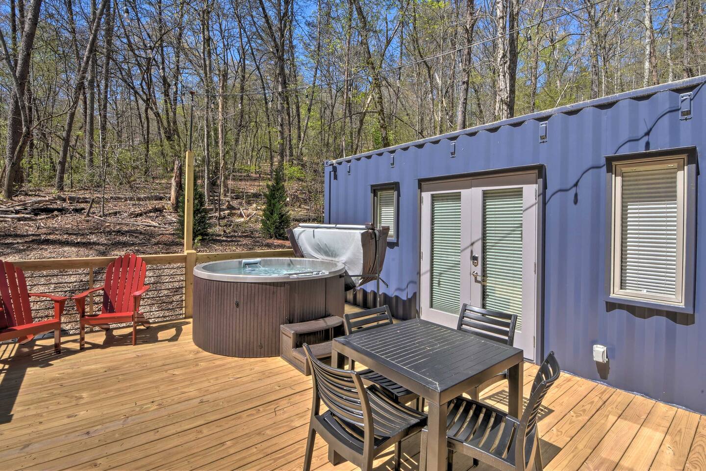 Amazing Cozy Container Home from Blue Ridge