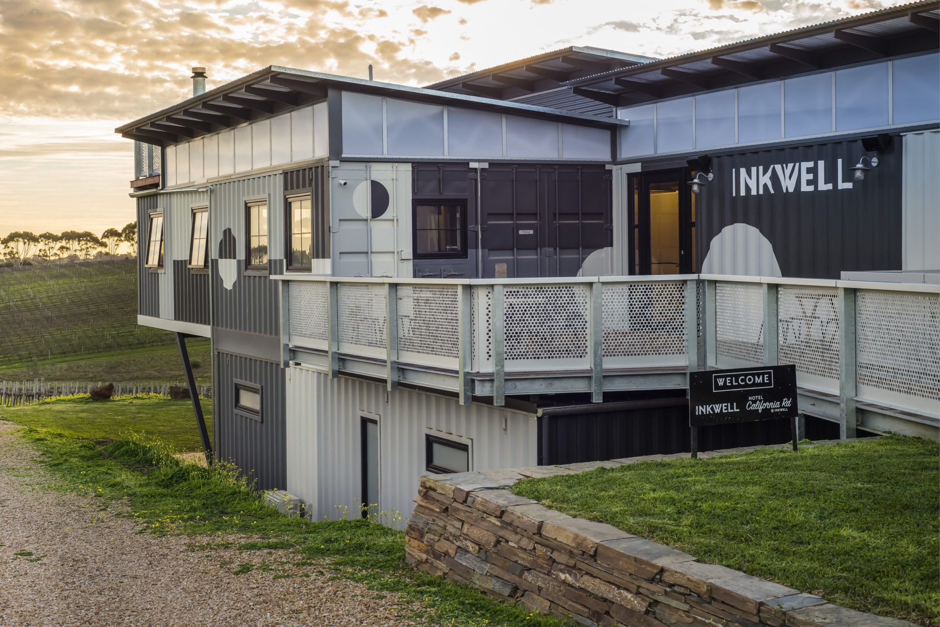 Incredibly Beautiful Container Hotel - Hotel California Road from Australia