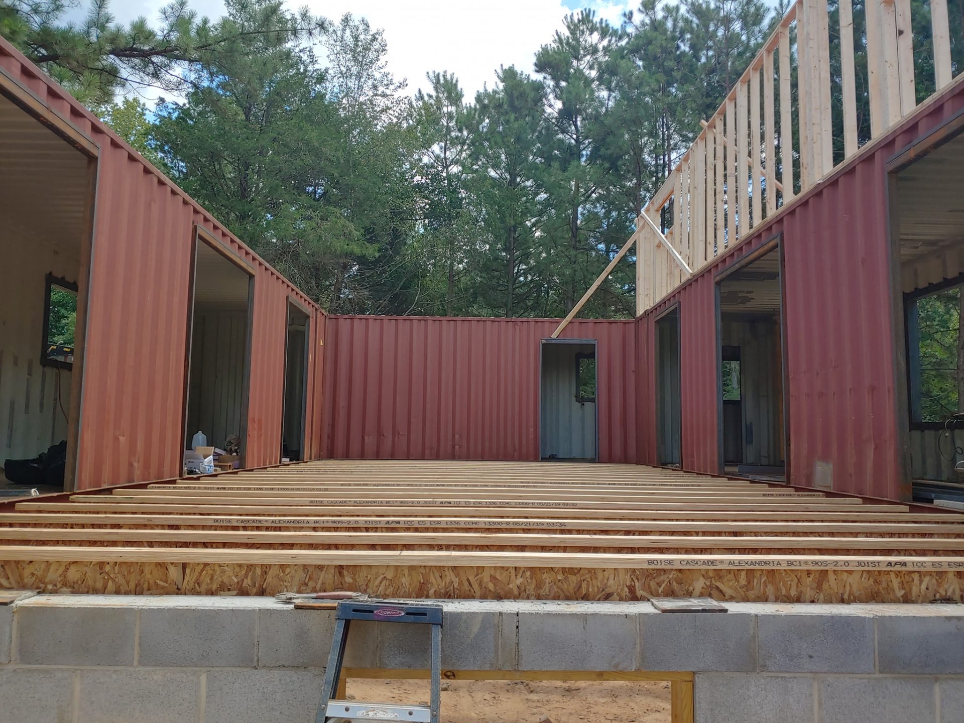 Wildflower School Made with Shipping Containers from Carrboro
