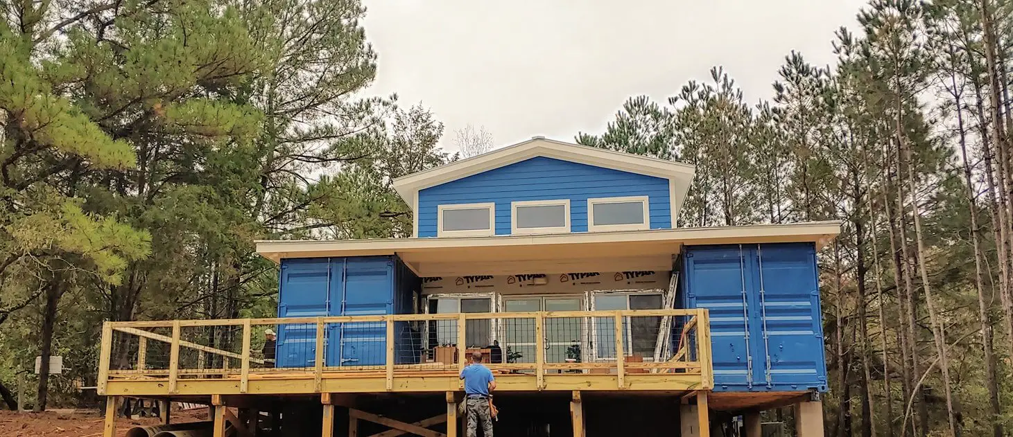 Wildflower School Made with Shipping Containers from Carrboro