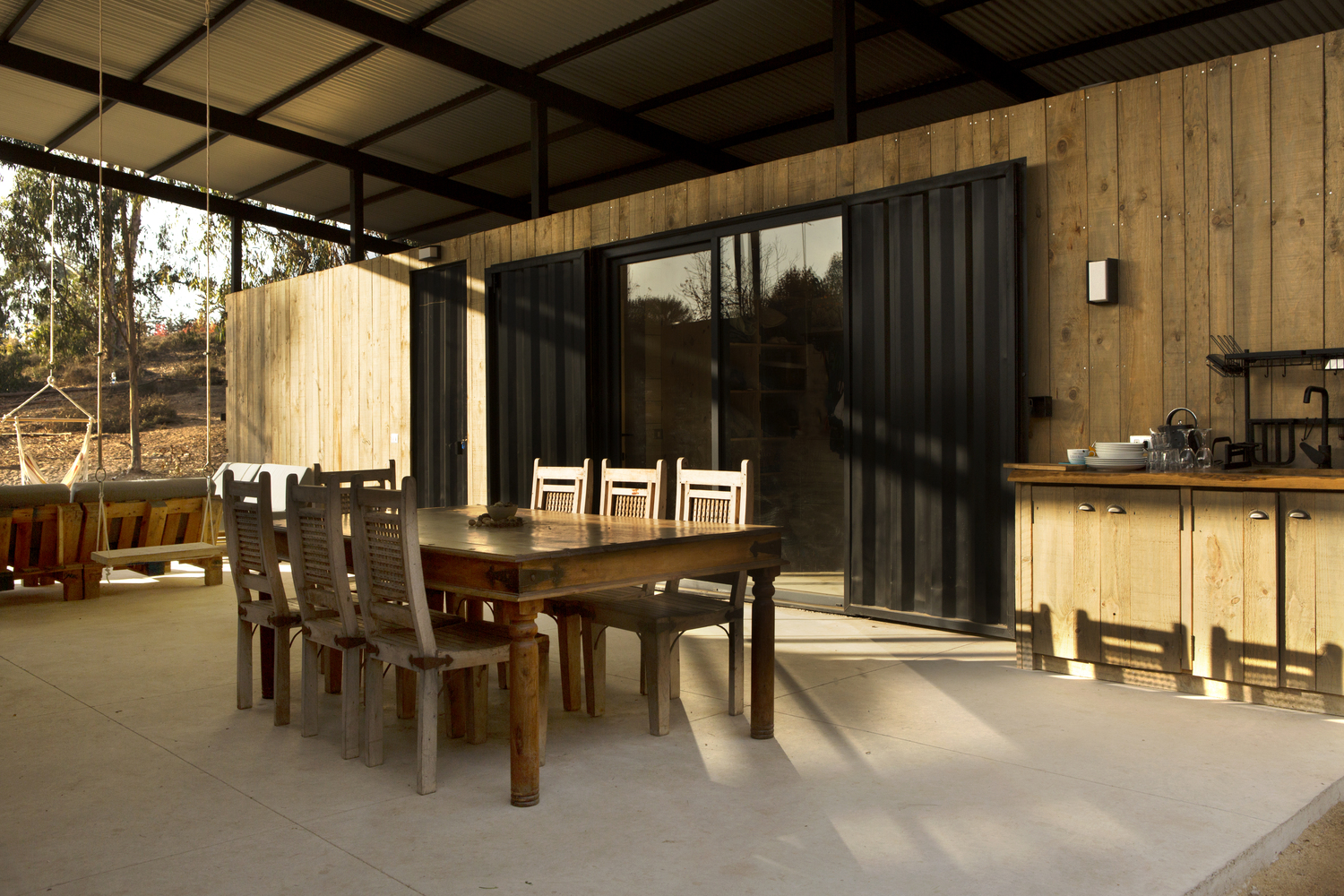 Conversion of Shipping Containers to Wonderful Home in Chile