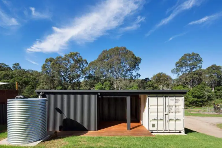 Conversion of four Salvaged Shipping Containers into a Stylish ...