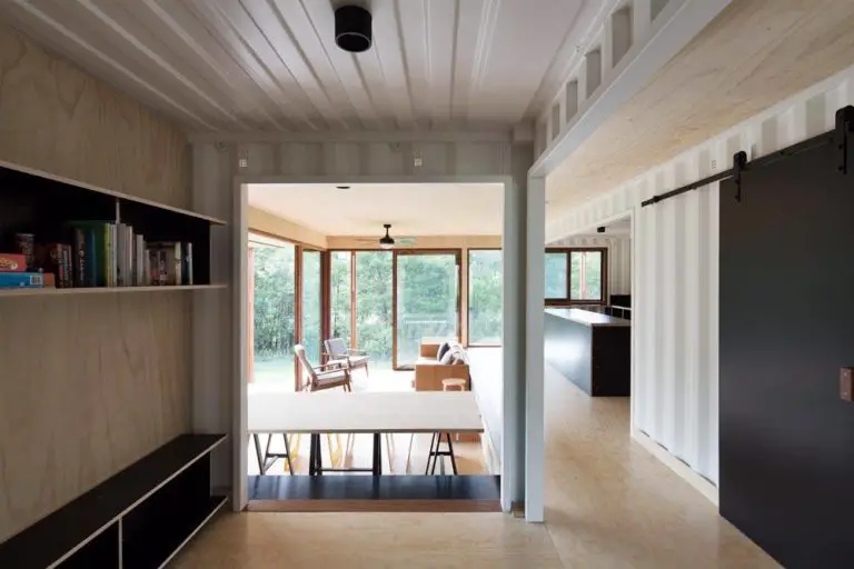 Conversion of four Salvaged Shipping Containers into a Stylish ...