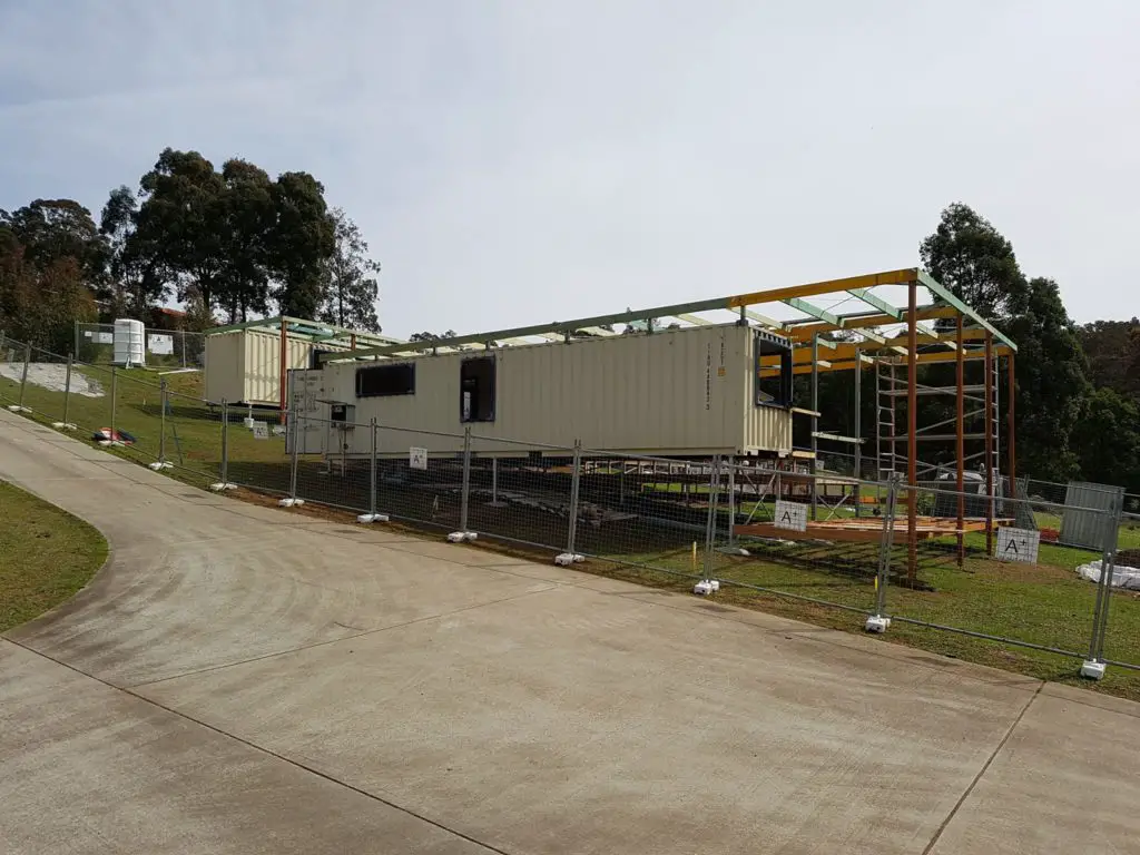 Conversion of four Salvaged Shipping Containers into a Stylish ...