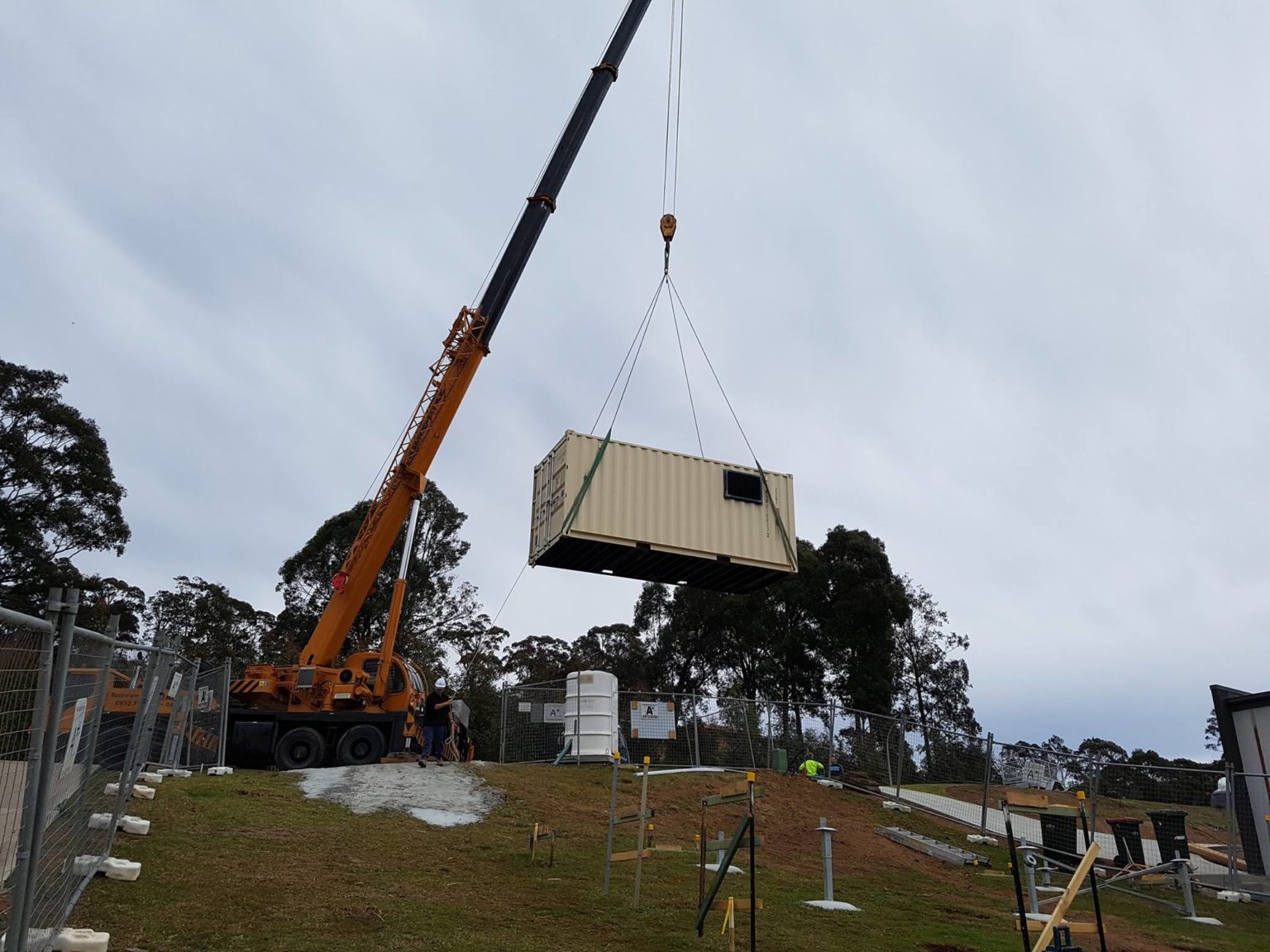 Conversion of four Salvaged Shipping Containers into a Stylish ...