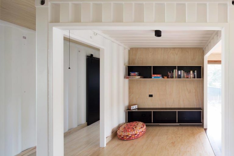 Conversion of four Salvaged Shipping Containers into a Stylish ...