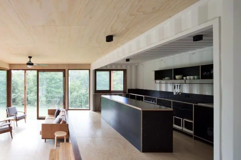 Conversion of four Salvaged Shipping Containers into a Stylish ...