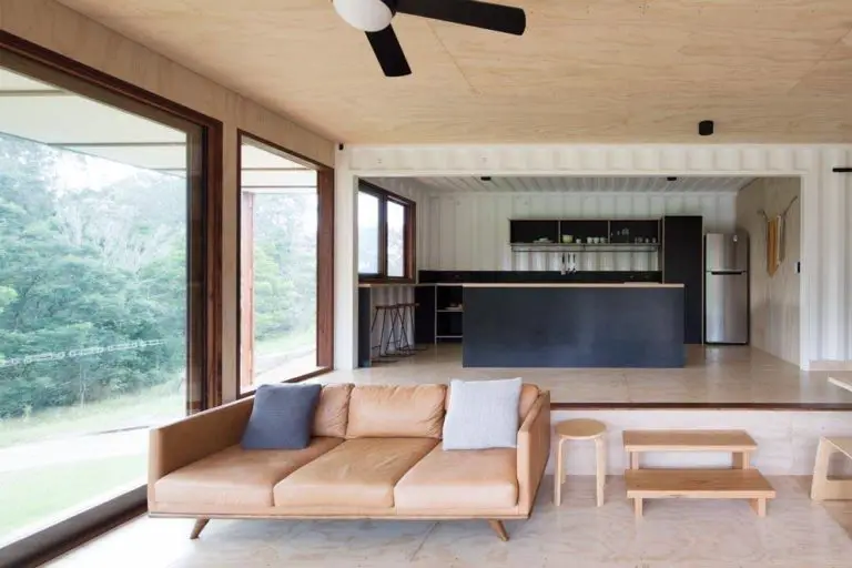 Conversion of four Salvaged Shipping Containers into a Stylish ...