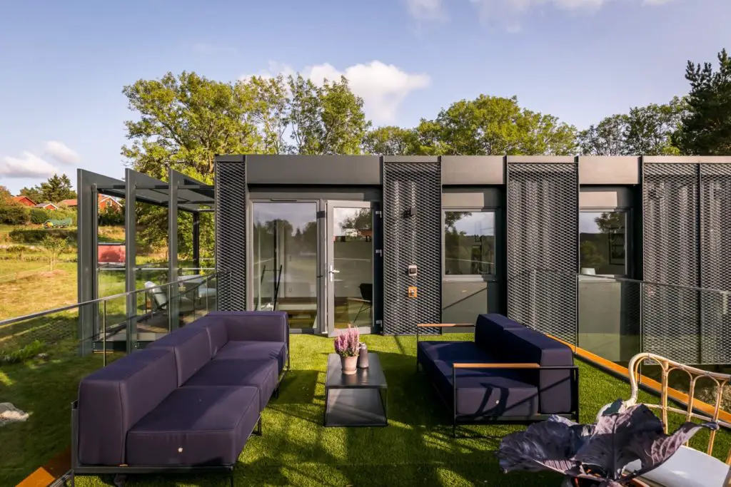 Shipping Container House Located in Sweden - Living in a Container