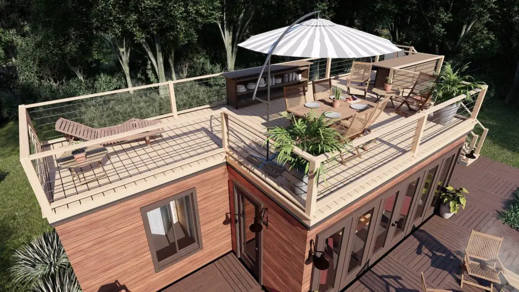 Home Floor Plans with 4 Shipping Container - Living in a Container