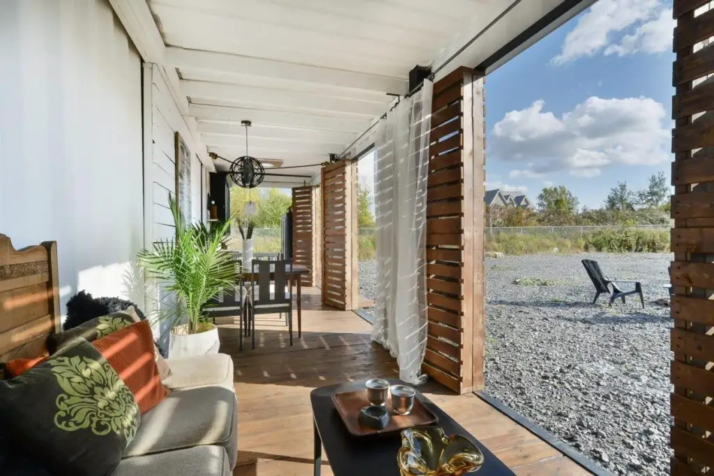 Shipping Container Converted into an Ecological Loft