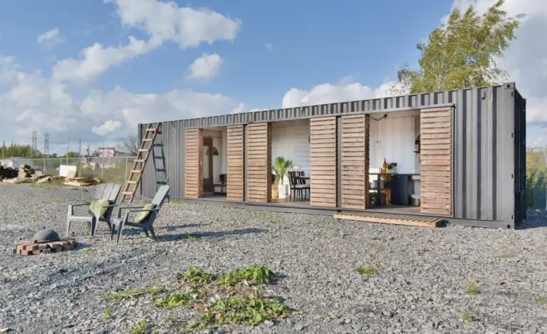 Shipping Container Converted into an Ecological Loft