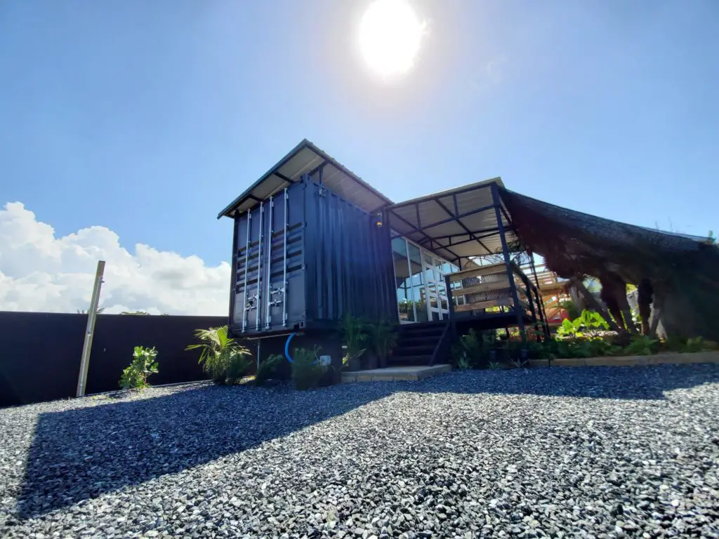 Container House with a Private Pool in Puerto Rico - Living in a Container